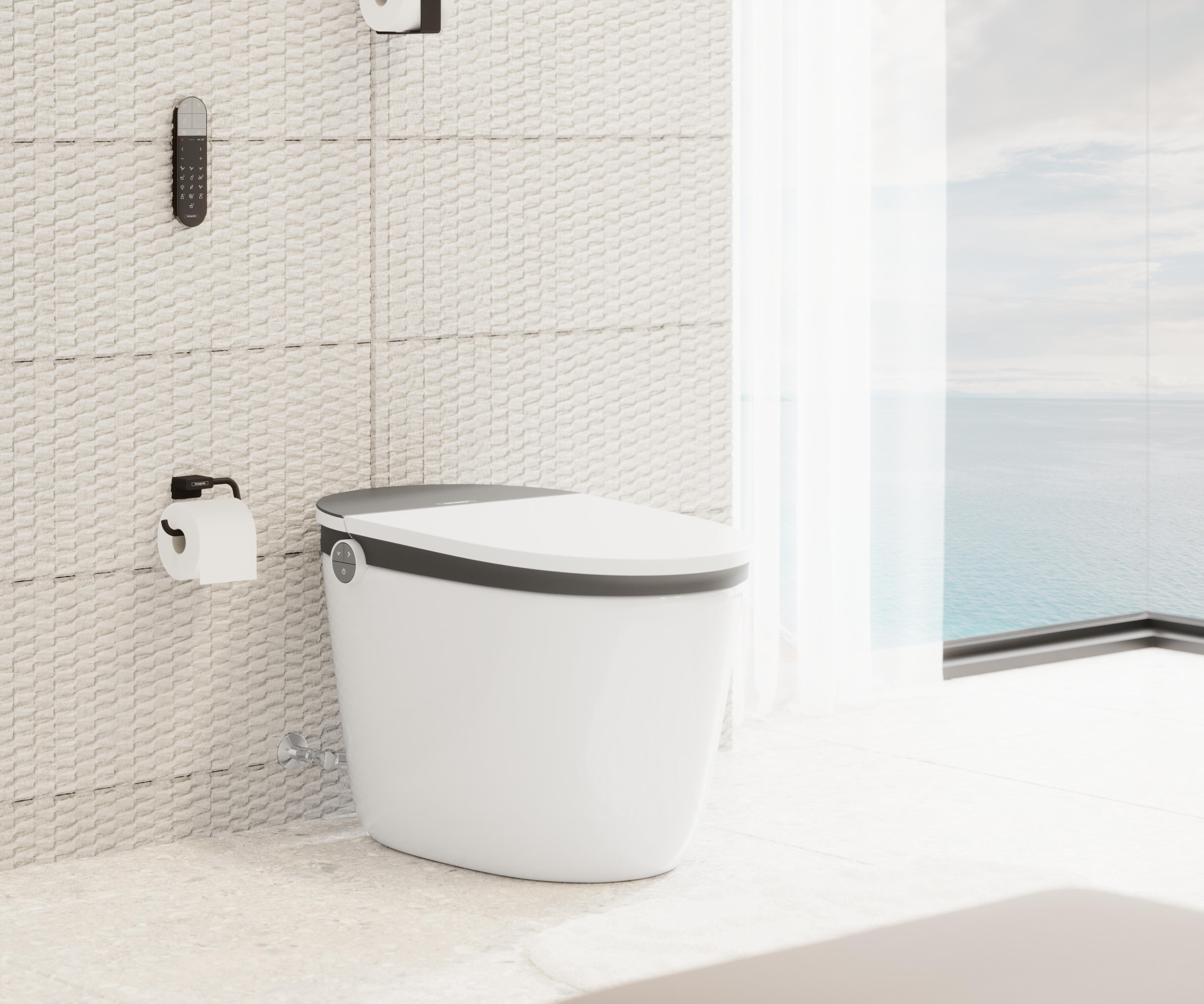 hansgrohe Accessories: AddStoris, Toilet paper holder, Item No ...
