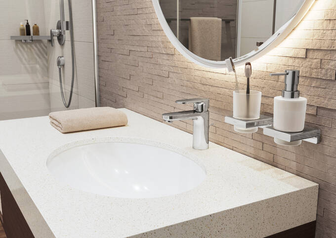 hansgrohe Аксессуары: AddStoris, Диспенсер для жидкого мыла, Арт ...