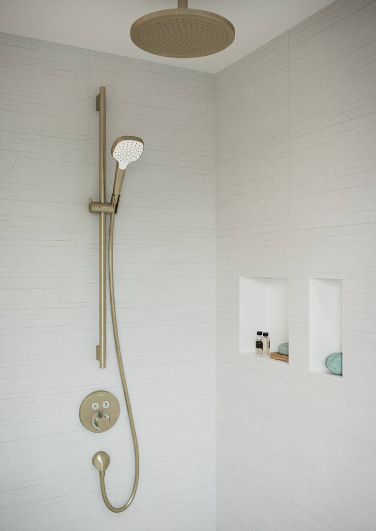 hansgrohe Wallbars: Unica, Wallbar S, 36", Art. no. 28631140 | hansgrohe CA