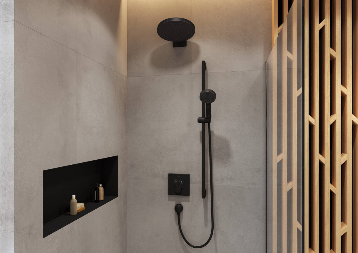 ShowerSelect 2 个出水设备, 镀铬, 货号 15763007 | Hansgrohe Pro CN
