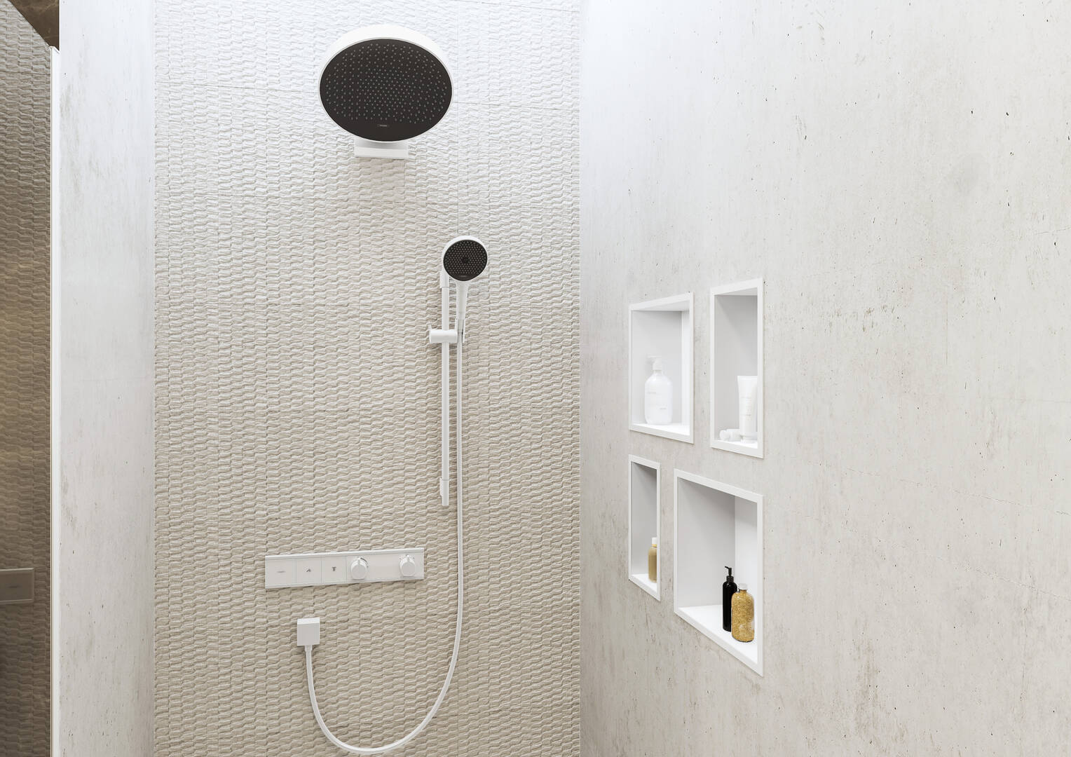 Hansgrohe Overhead Showers Rainfinity 1 Spray Mode Item No 26230700