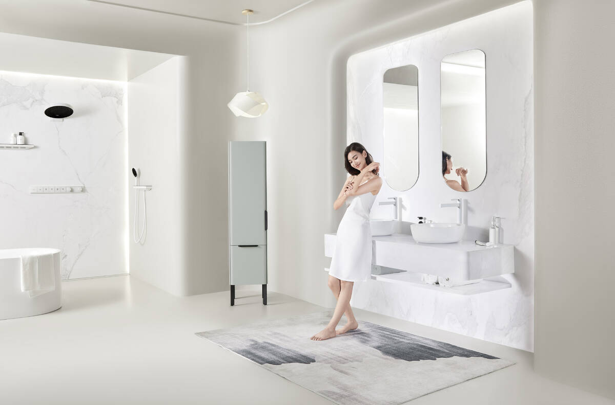 汉斯格雅 体位花洒: 境雨, 1 种出水模式, 货号 26243707 | Hansgrohe Pro CN