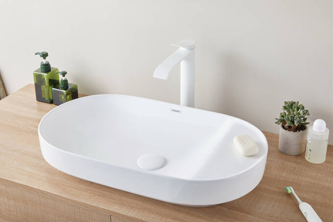 hansgrohe Washbasins: MellowTide U, Wash bowl 675/395 without tap hole ...