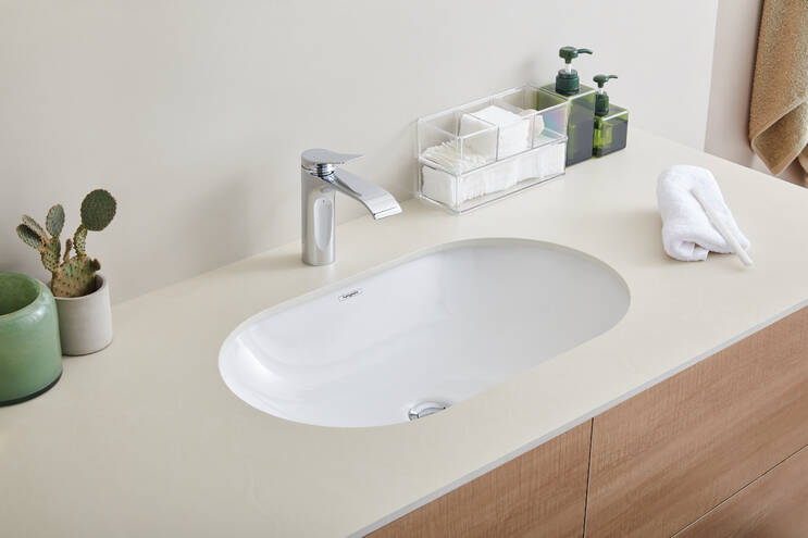 hansgrohe Washbasins: MellowTide U, Under counter basin 600/350 without ...