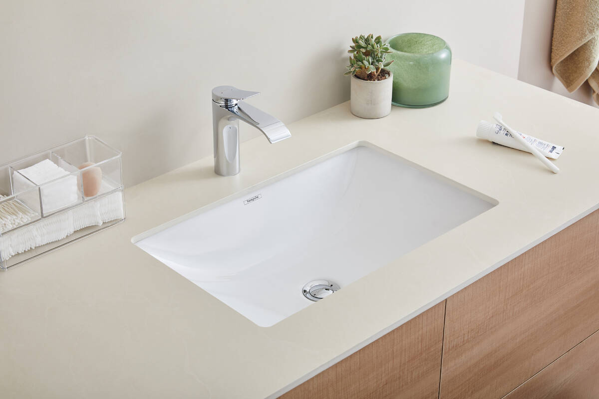 hansgrohe Washbasins: MellowTide Q, Under counter basin 550/350 without ...