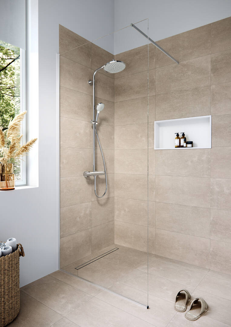hansgrohe Shower drains: RainDrain Compact, Complete set shower drain ...