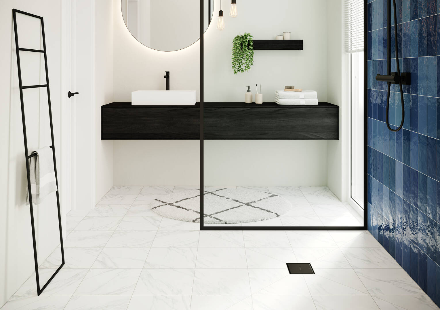 hansgrohe Shower drains: RainDrain Point, Complete set point drain 100/ ...