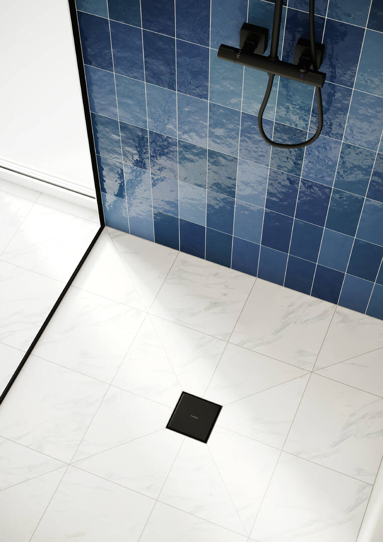 hansgrohe Shower drains: RainDrain Point, Complete set point drain 100/ ...
