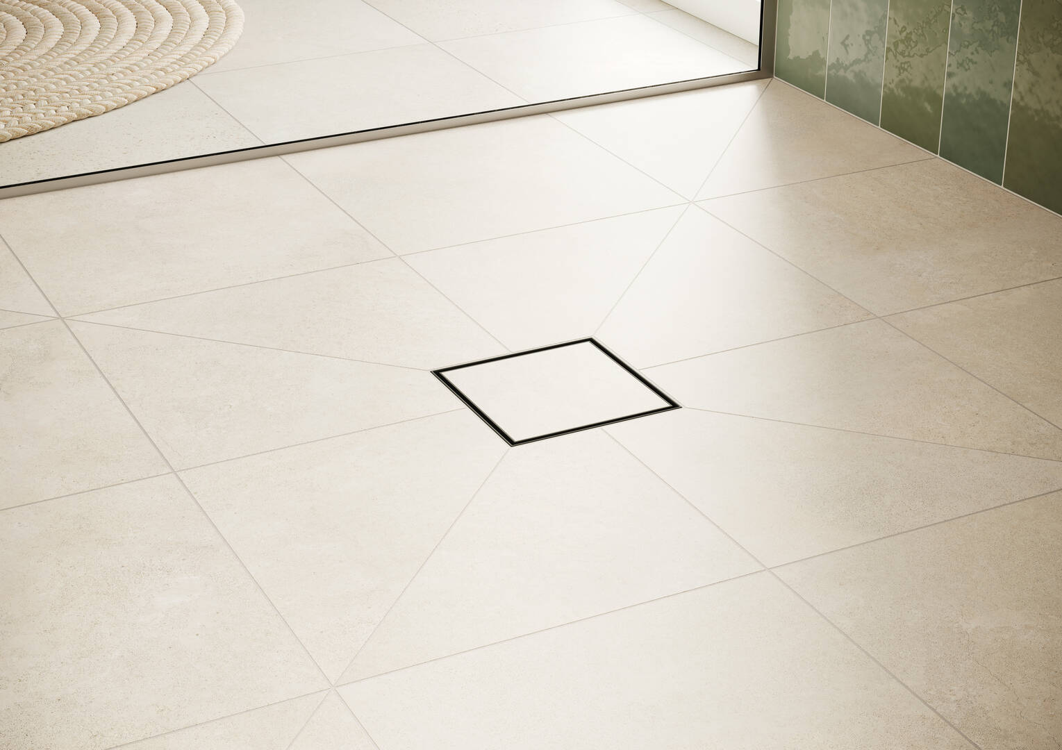 hansgrohe Shower drains: RainDrain Point, Complete set point drain 150/ ...