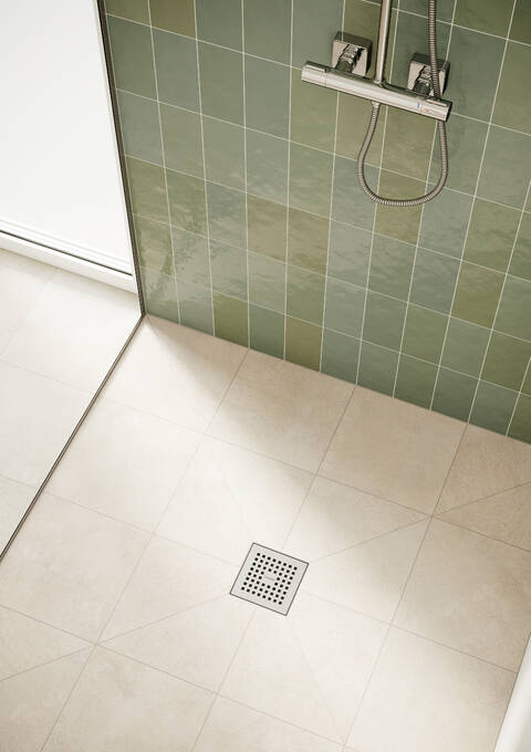 hansgrohe Doucheafvoeren: RainDrain Point, Doucheput 100/100 - complete ...