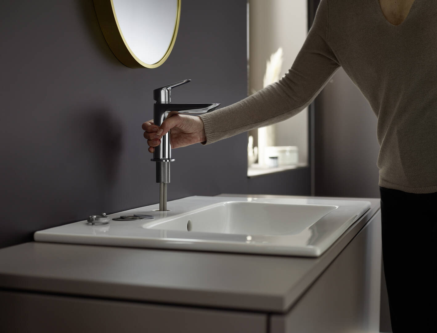 hansgrohe Mitigeurs de lavabo: Logis, Mitigeur de lavabo 110 Fine avec ...