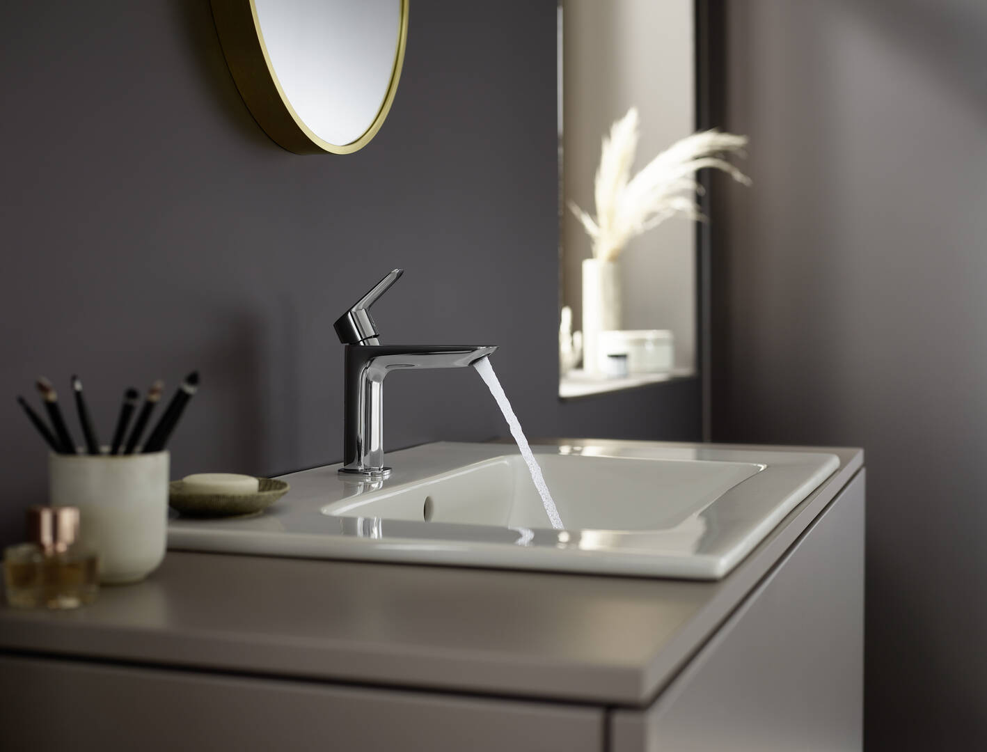 hansgrohe Mitigeurs de lavabo: Logis, Mitigeur de lavabo 110 Fine bonde ...