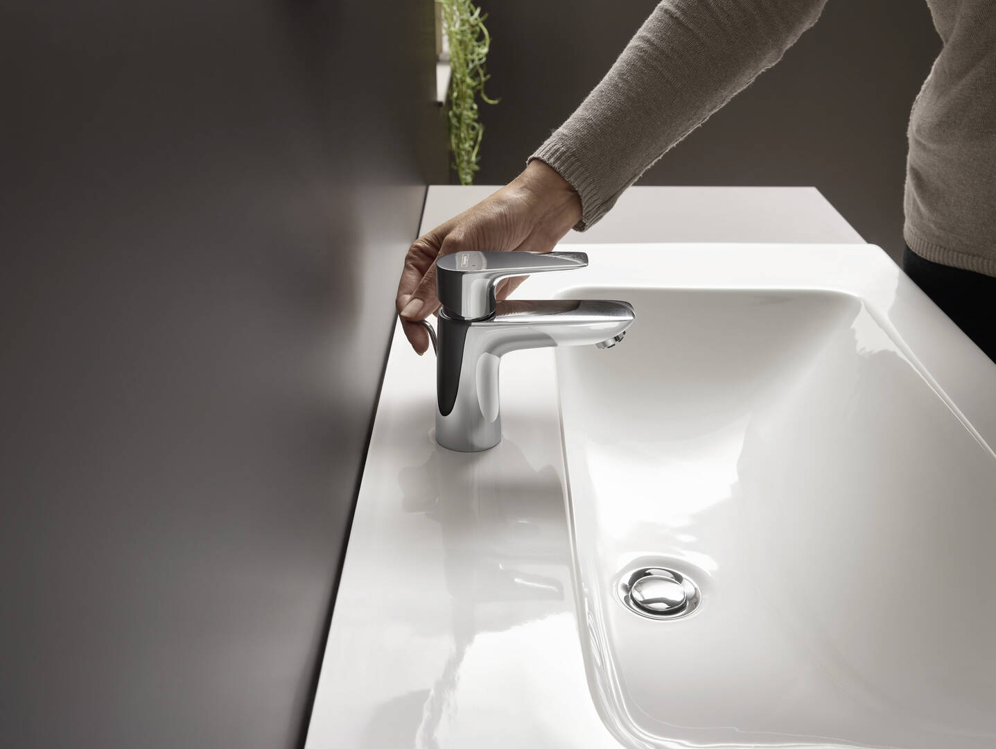 hansgrohe Смесители для раковины: Talis E, Смеситель для раковины 80 ...