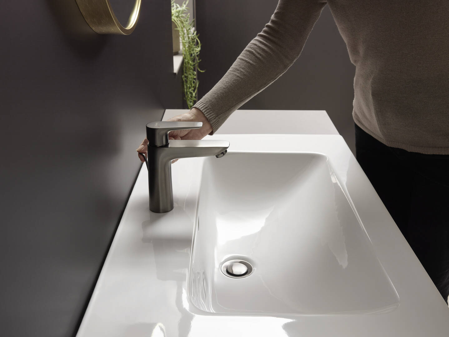 hansgrohe Washbasin mixers: Talis E, Single lever basin mixer 110 with ...