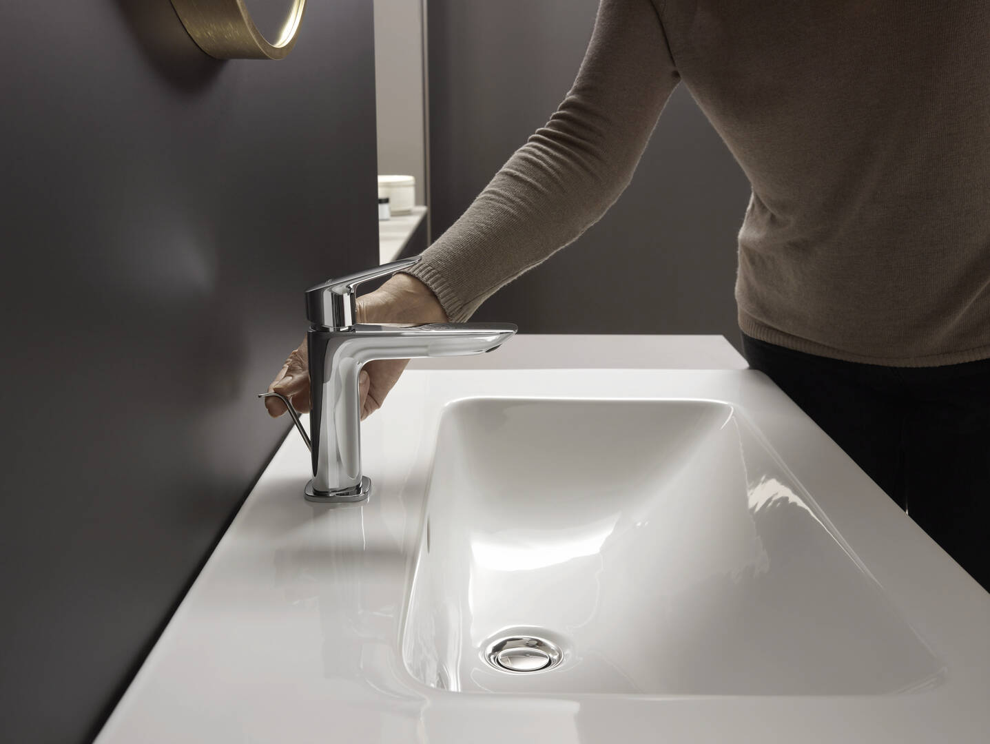 hansgrohe Washbasin mixers: Logis, Single lever basin mixer 110 Fine ...