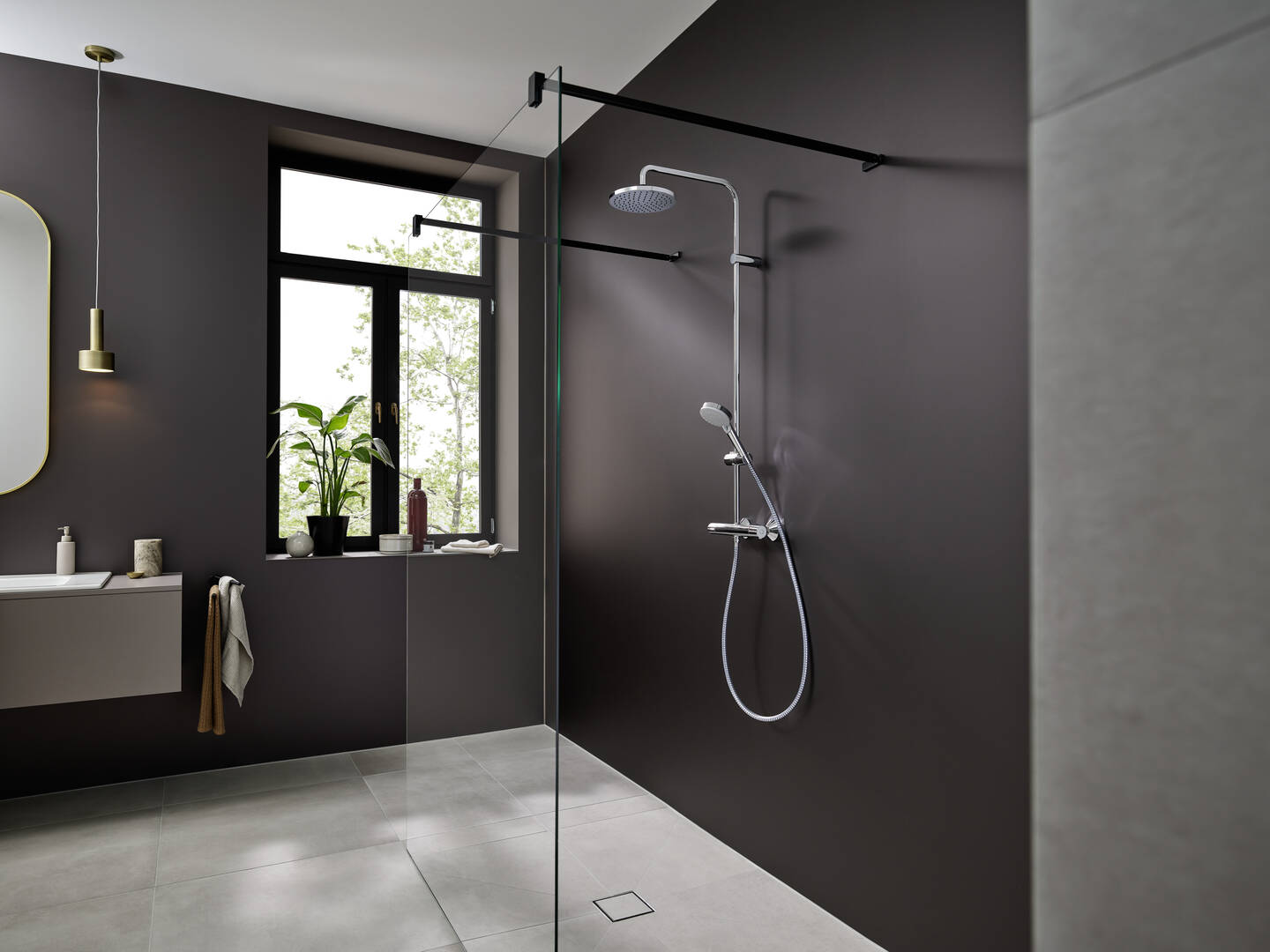 hansgrohe Showerpipes: Vernis Blend, 1 stråletype, Art.nr. 26089000 ...