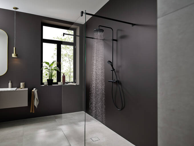 hansgrohe Shower pipes: Vernis Blend, 1 spray mode, Item No. 26276670 ...