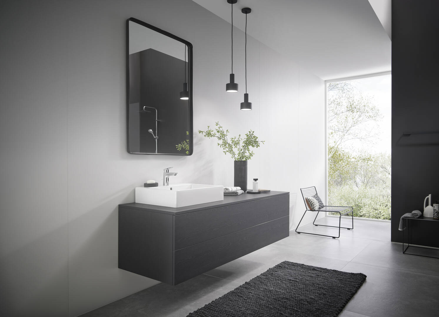 hansgrohe Washbasin mixers: Logis, Single lever basin mixer 100 with ...