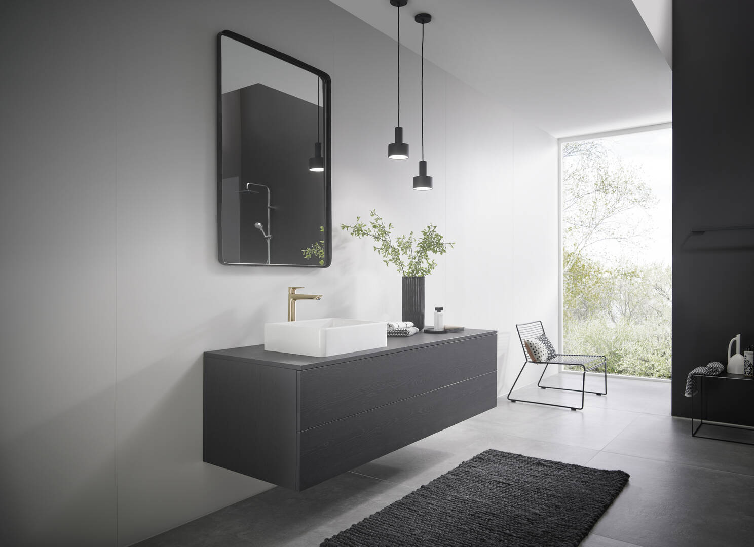 hansgrohe Washbasin mixers: Talis E, Single lever basin mixer 240 ...