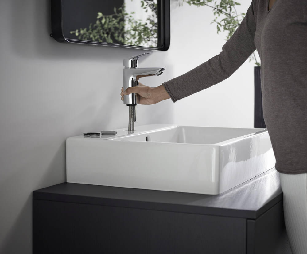 hansgrohe Washbasin mixers: Logis, Single lever basin mixer 100 with ...