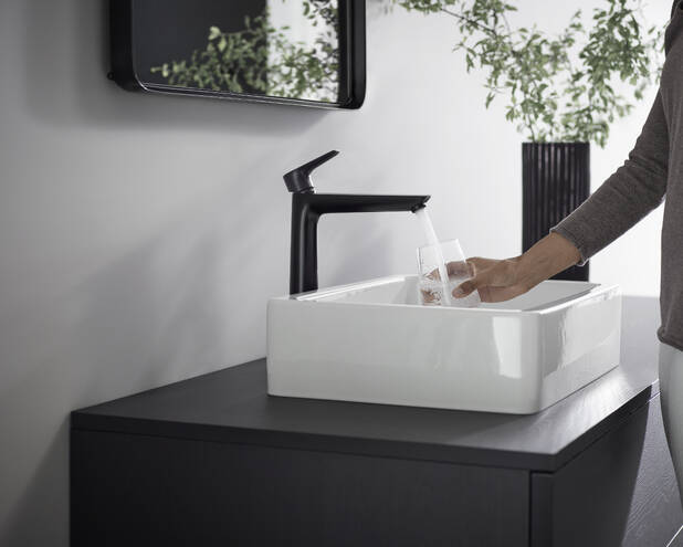 hansgrohe Washbasin mixers: Talis E, Single lever basin mixer 240 for ...