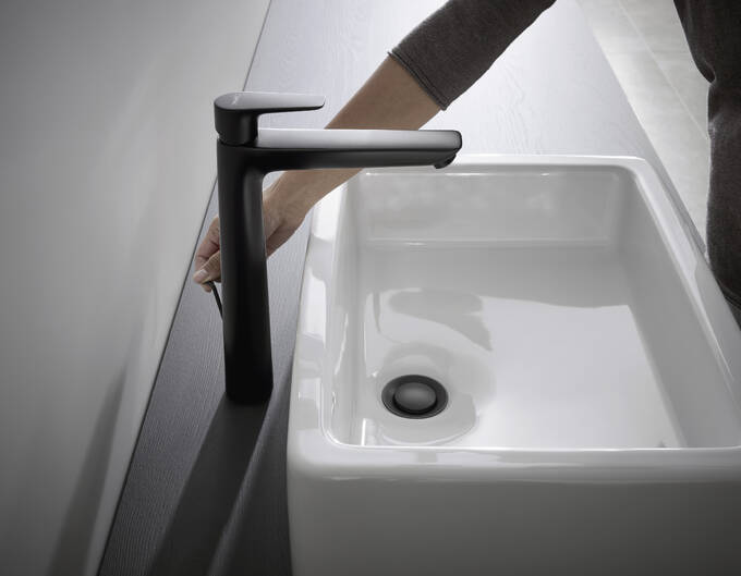 hansgrohe Washbasin mixers: Talis E, Single lever basin mixer 240 for ...