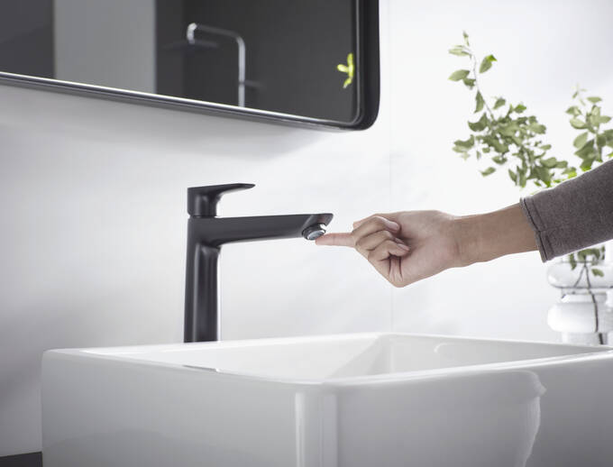 hansgrohe Washbasin mixers: Talis E, Single lever basin mixer 240 for ...