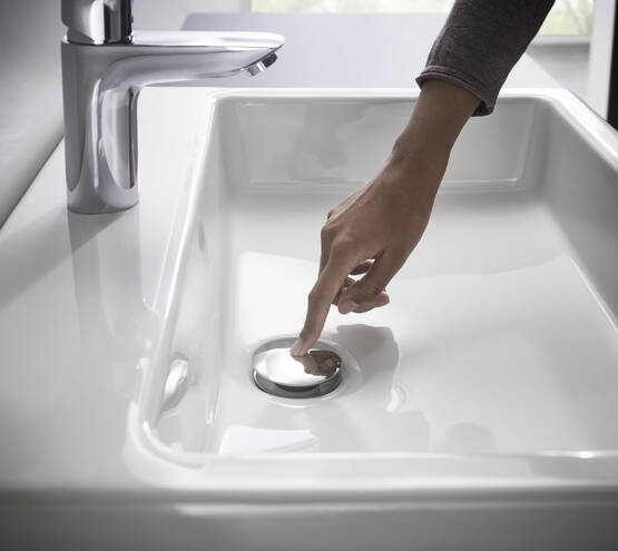 hansgrohe Mosdócsaptelepek: Logis, Egykaros mosdócsaptelep 100 push ...