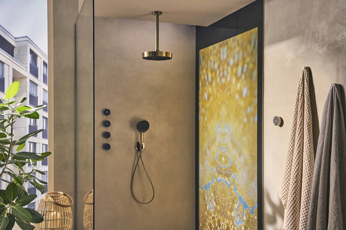 hansgrohe Hand showers: Rainfinity, 3 spray modes, Item No. 26864140 ...