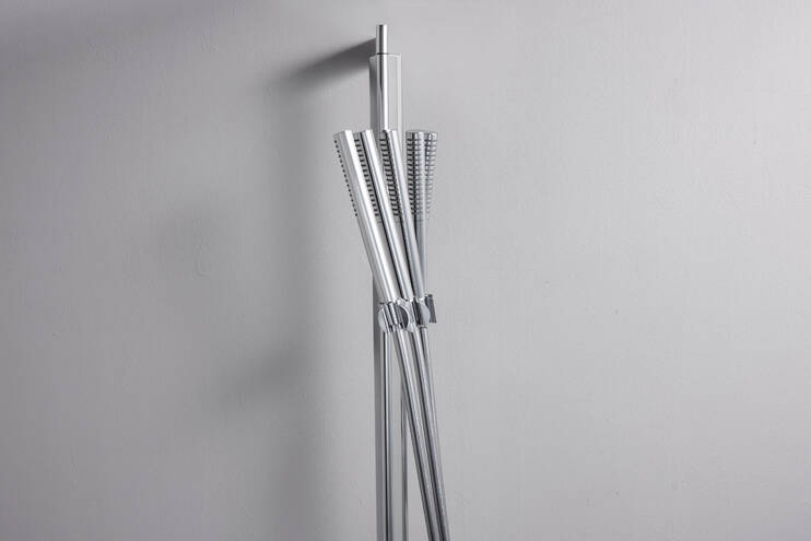hansgrohe Wandgrepen: Unica, glijstang S Puro 90 cm met easy slide ...