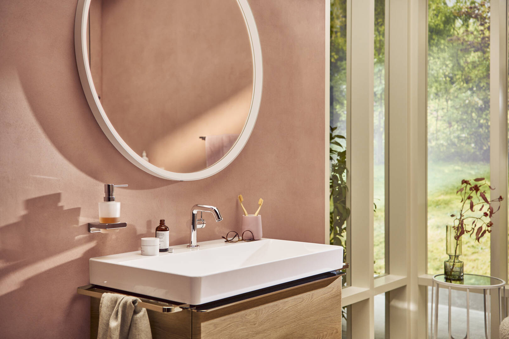 hansgrohe Аксессуары: AddStoris, Диспенсер для жидкого мыла, Арт ...