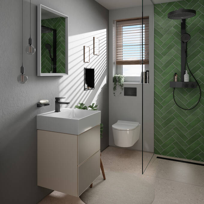 hansgrohe WC-Kombinationen: EluPura S, Wand WC Set AquaHelix Flush ...