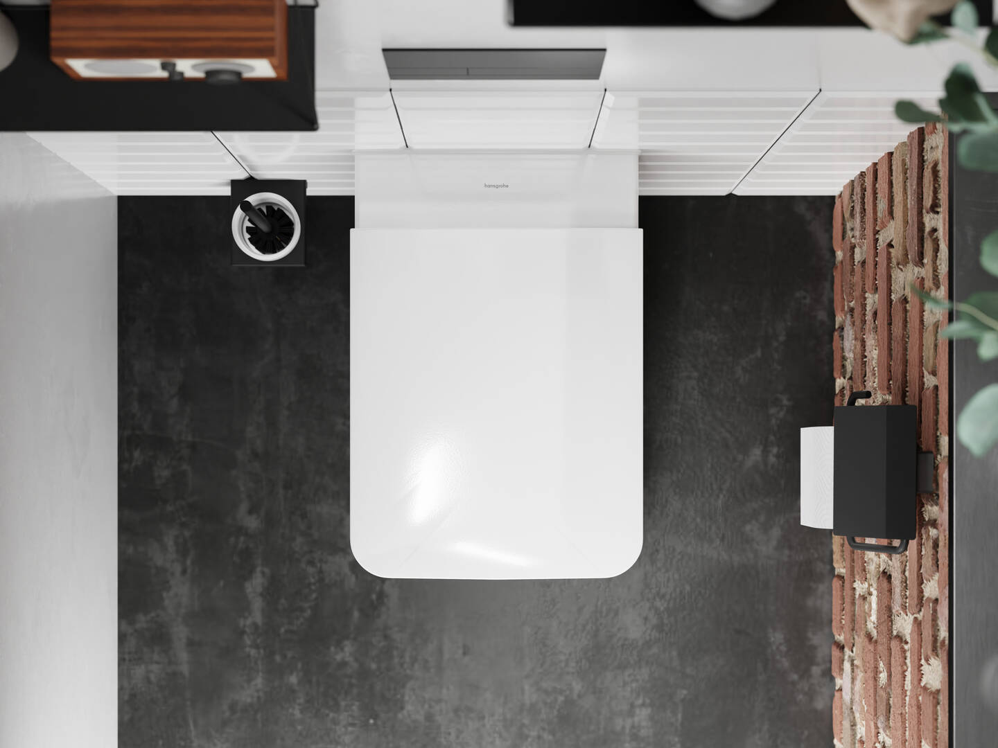 hansgrohe Toilet combinations: EluPura Q, Wall hung WC Set AquaFall ...