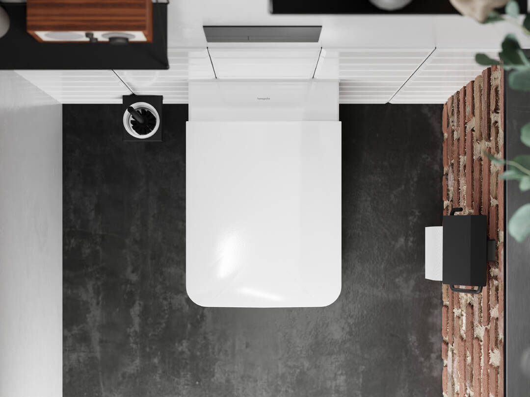 hansgrohe Toilet combinations: EluPura Q, Wall hung WC Set AquaFall ...