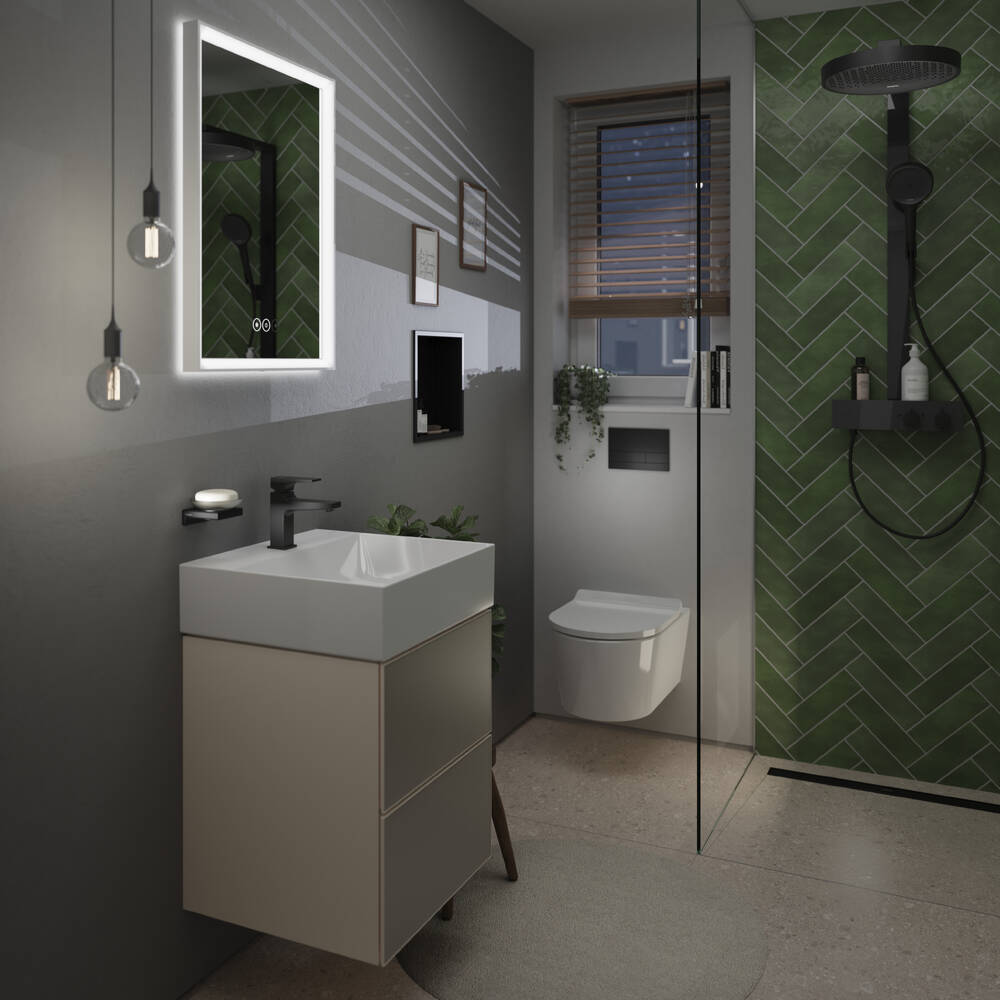 hansgrohe Toilet combinations: EluPura S, Wall hung WC Set AquaHelix ...