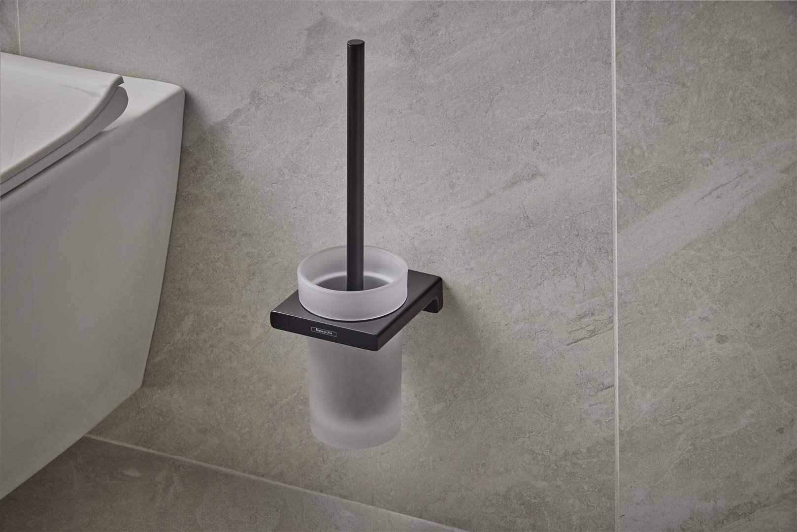hansgrohe Accessoires: AddStoris, Brosse WC version murale, N° article ...