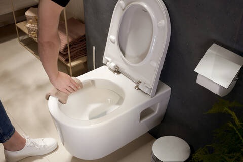 hansgrohe Accessories: AddStoris Q, Roll holder with cover, Item No ...