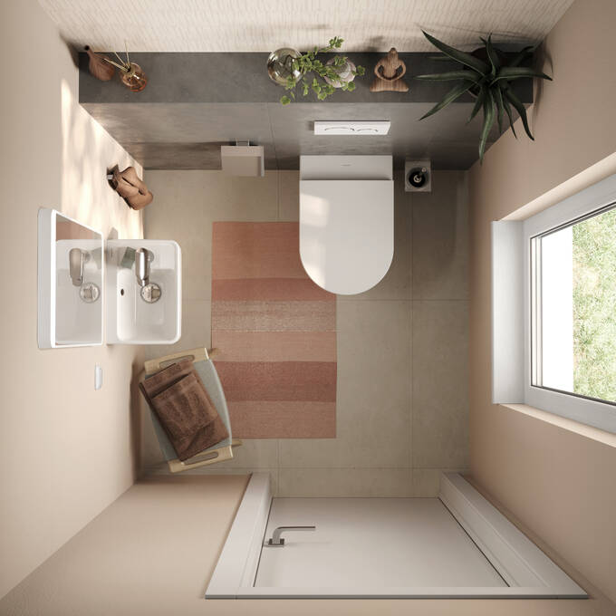 hansgrohe Toilet combinations: EluPura Original S, Wall hung WC Set ...