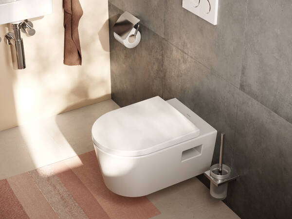 hansgrohe Accessories: AddStoris Q, Toilet paper holder with cover ...