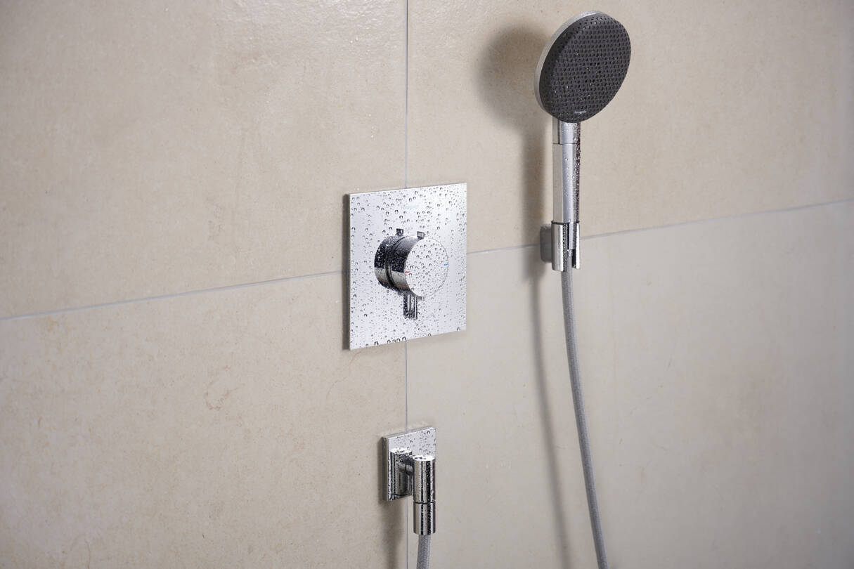 Ecostat Comfort E Shower mixers: 1 function, Chrome, Item No. 33710000