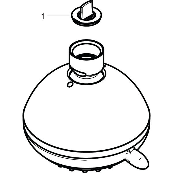 hansgrohe Kopfbrausen: Crometta 85, 3 Strahlarten, Art.-Nr. 28425000 ...