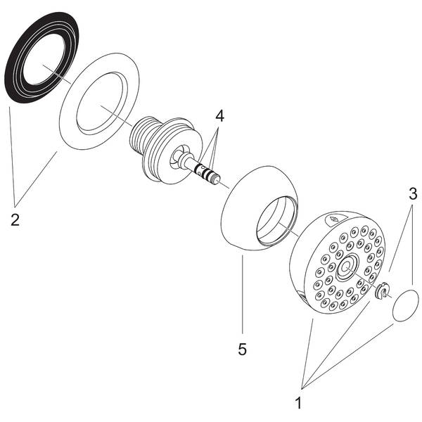Hansgrohe Body Showers Bodyvette 1 Spray Mode Item No 28467000