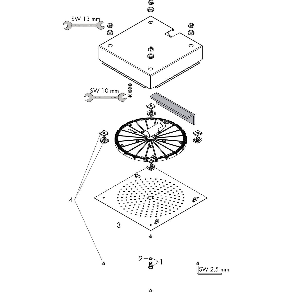 hansgrohe Hoofddouches: Raindance, 1 straalsoort, Art.-nr. 26472000 ...