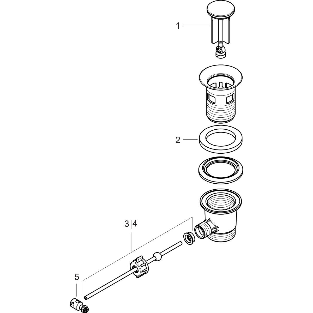 hansgrohe Lefolyógarnitúrák mosdókagylóhoz: Cikksz. 92168000