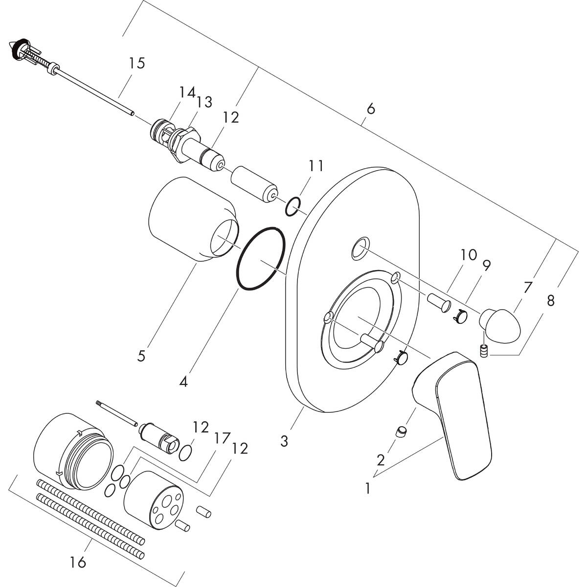 Logis Kádcsaptelepek: 2 funkció, Króm, Cikksz. 71409000