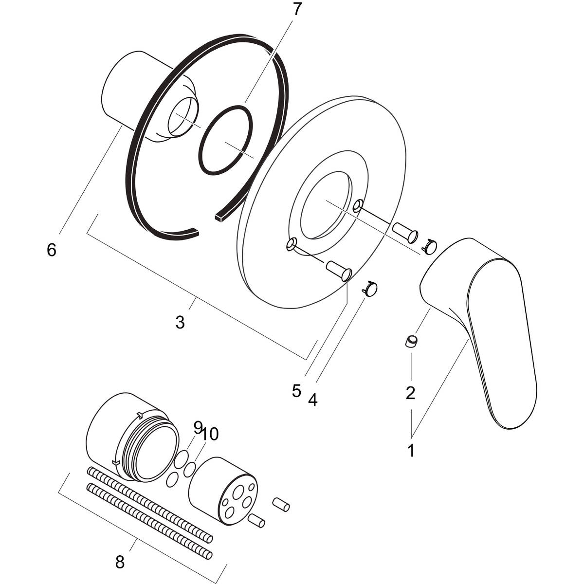 Focus Duş bataryaları: 1 çıkış, krom, Ürün no. 31966000 | hansgrohe TR