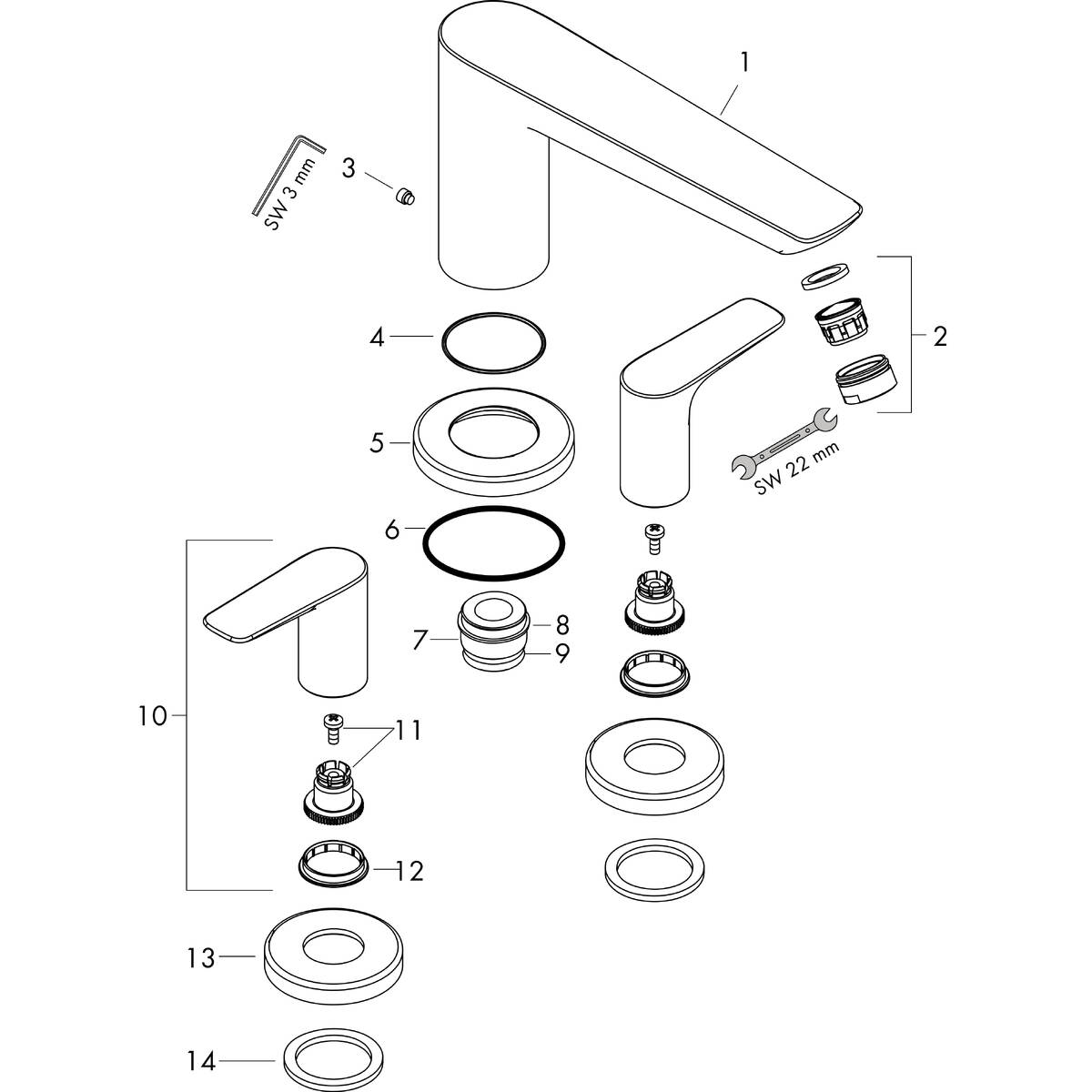 Talis E Смесители для ванны: Хромированный, Арт. № 71747000