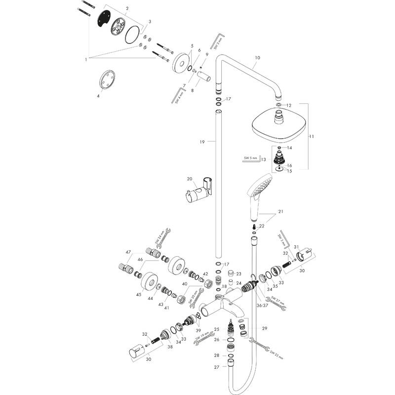 Hansgrohe Croma Spare Parts | Reviewmotors.co