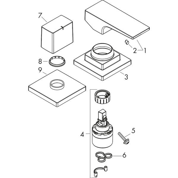 Metropol Mitigeurs bain/douche: 2 sorties, Chromé, N° article 32548000 ...