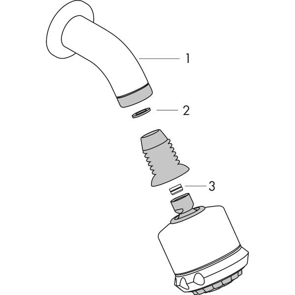 hansgrohe Overhead showers: Clubmaster, 3 spray modes, Item No. 26606000